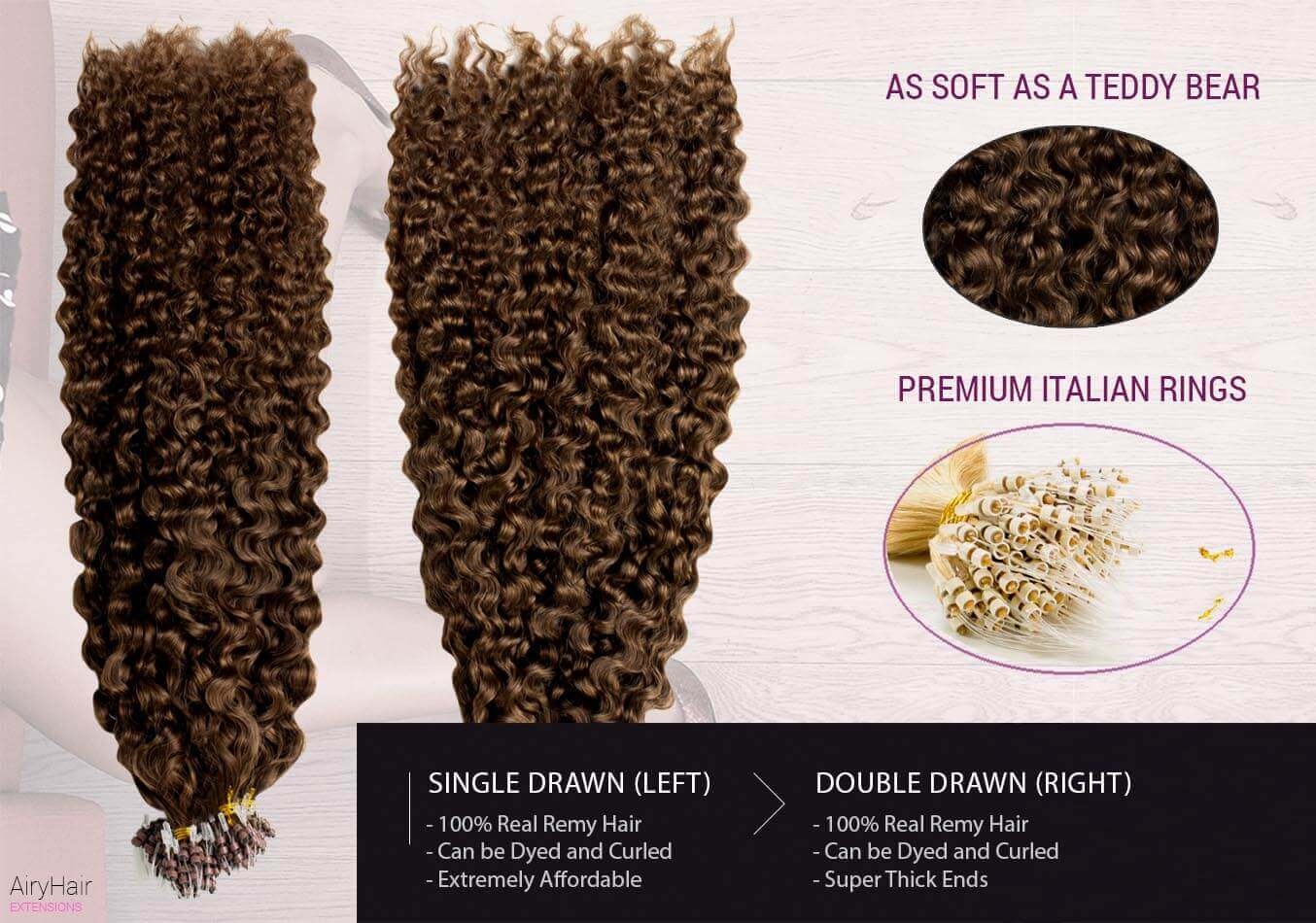 Acquistate Le Economiche Extension Per Capelli Con Micro-ring